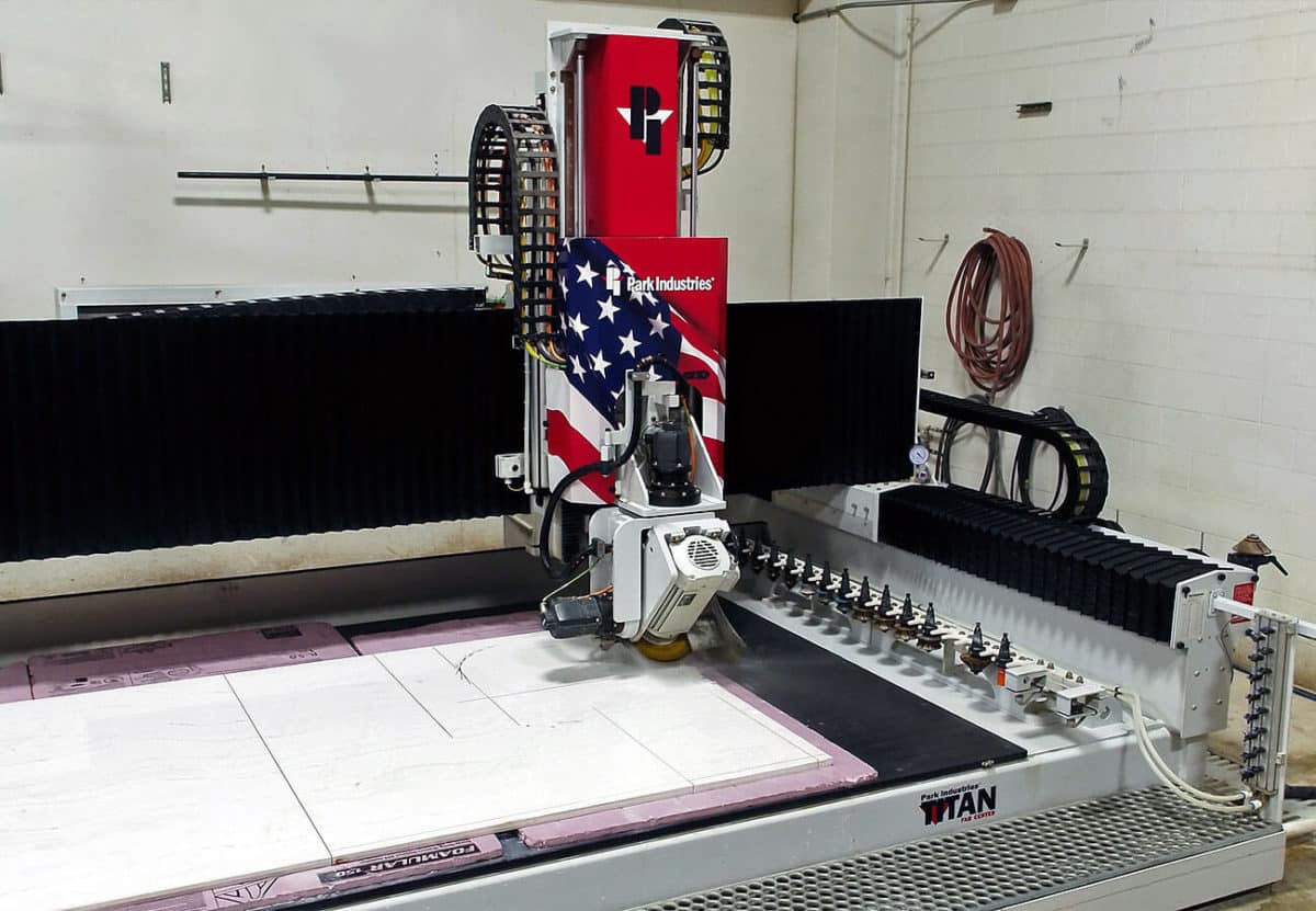TITAN® CNC Fab Center | Saw + Router Machine for Countertops