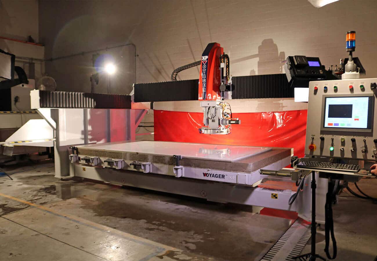 VOYAGER™ XP | 5-Axis CNC Saw with Milling for Stone Cutting