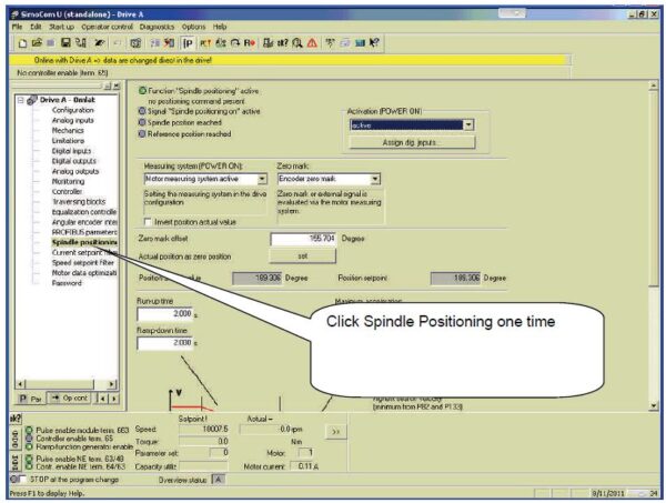 Destiny/titan spindle orientation - Park Industries