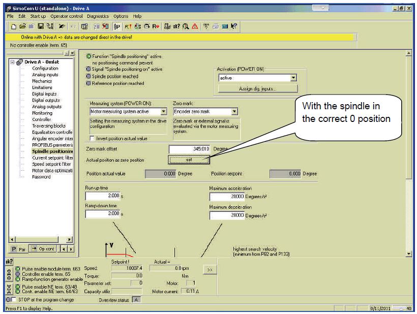 Destiny/titan spindle orientation - Park Industries