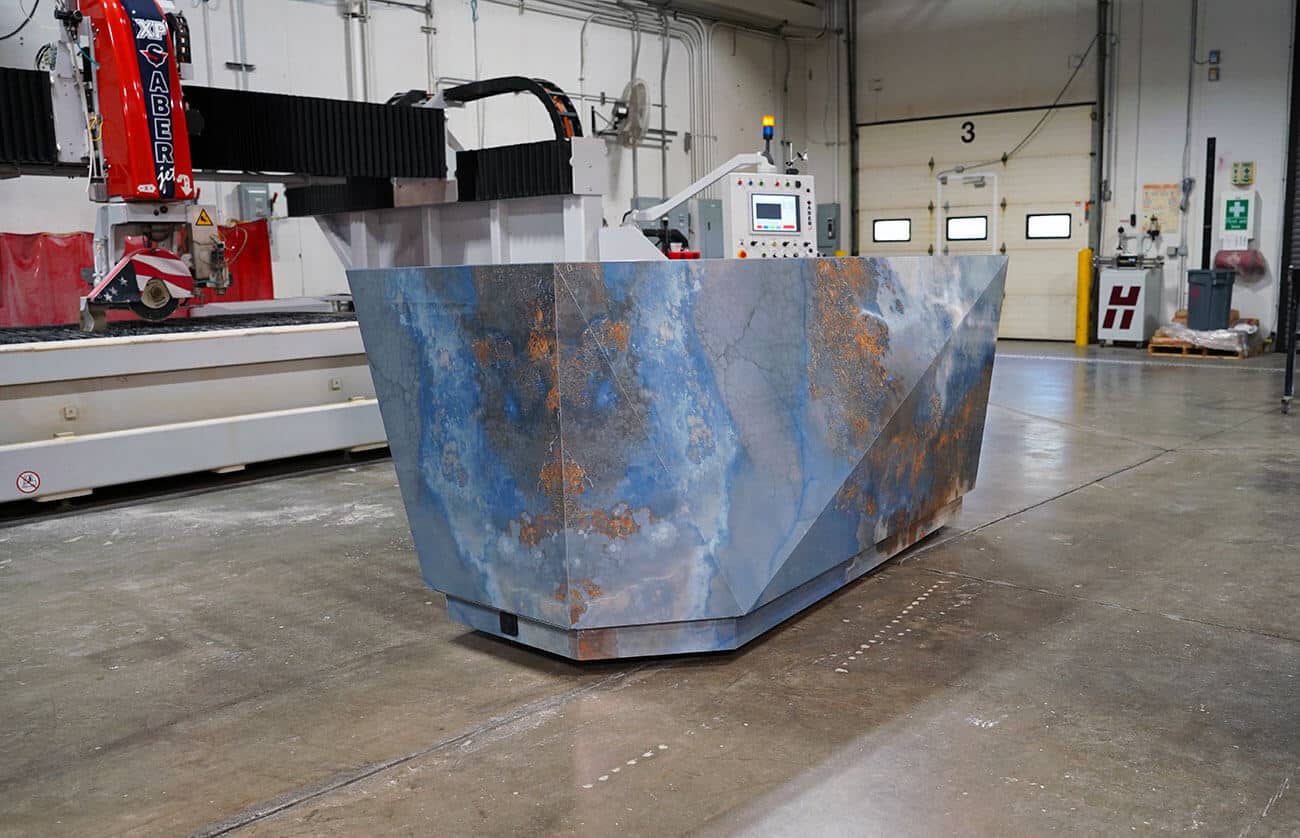 Cutting THIS Thunderstorm Porcelain Island on the SABERjet XP