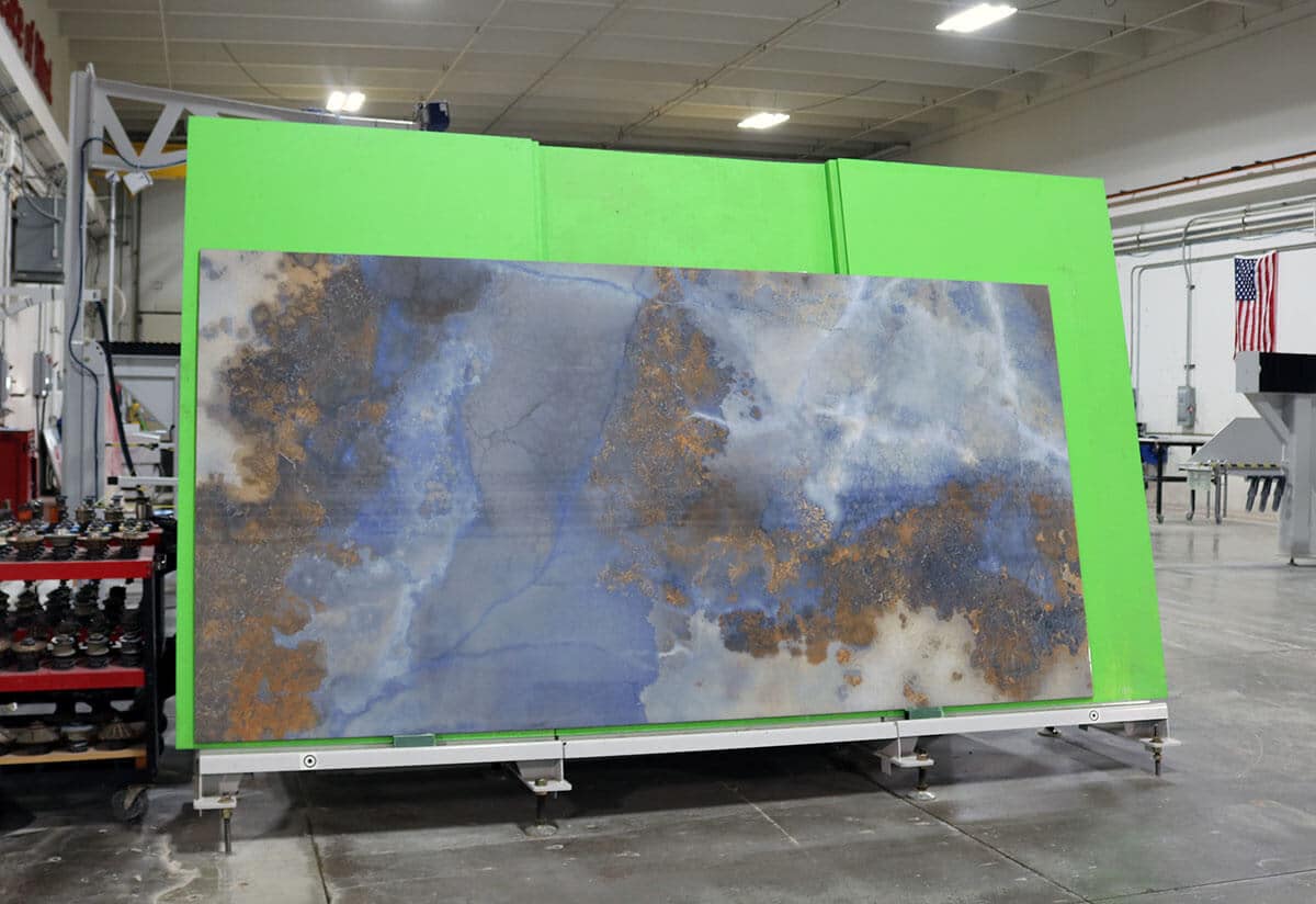 Cutting THIS Thunderstorm Porcelain Island on the SABERjet XP