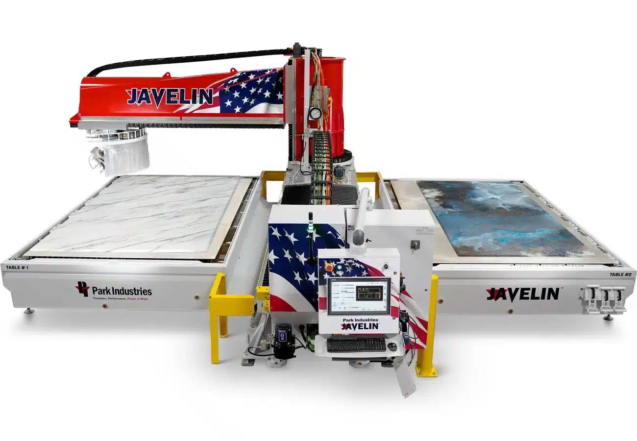 JAVELIN™ CNC Sawjet | Saw + 5 Axis Waterjet for Stone Cutting