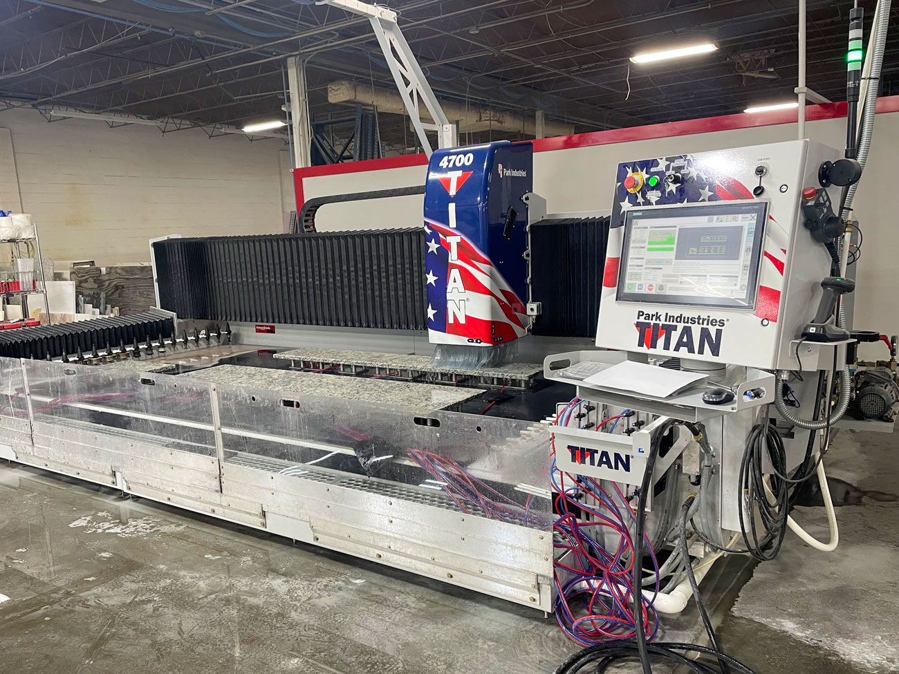 TITAN 4700 CNC Router at Mid-America Granite & Stone