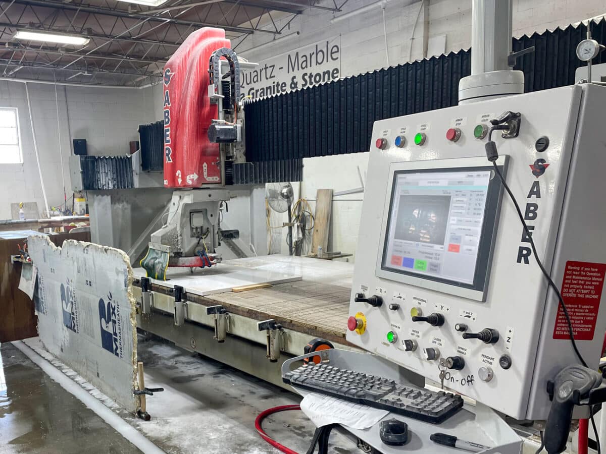 TITAN 4700 CNC Router at Mid-America Granite & Stone