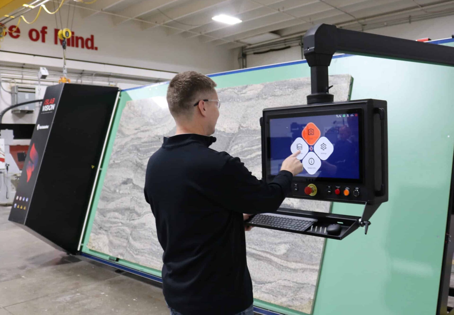 SlabVision™ Vertical Slab Scanner | Stone Fabrication Scanner