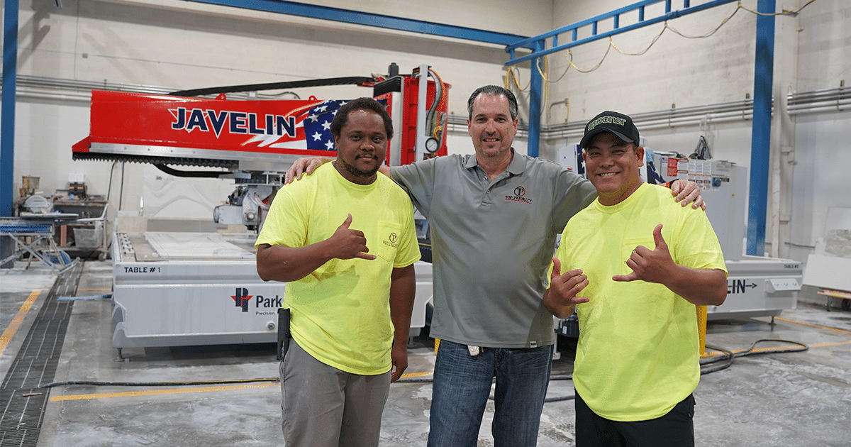 Top Priority Inc is Living the Dream with Park Industries Stone Machines