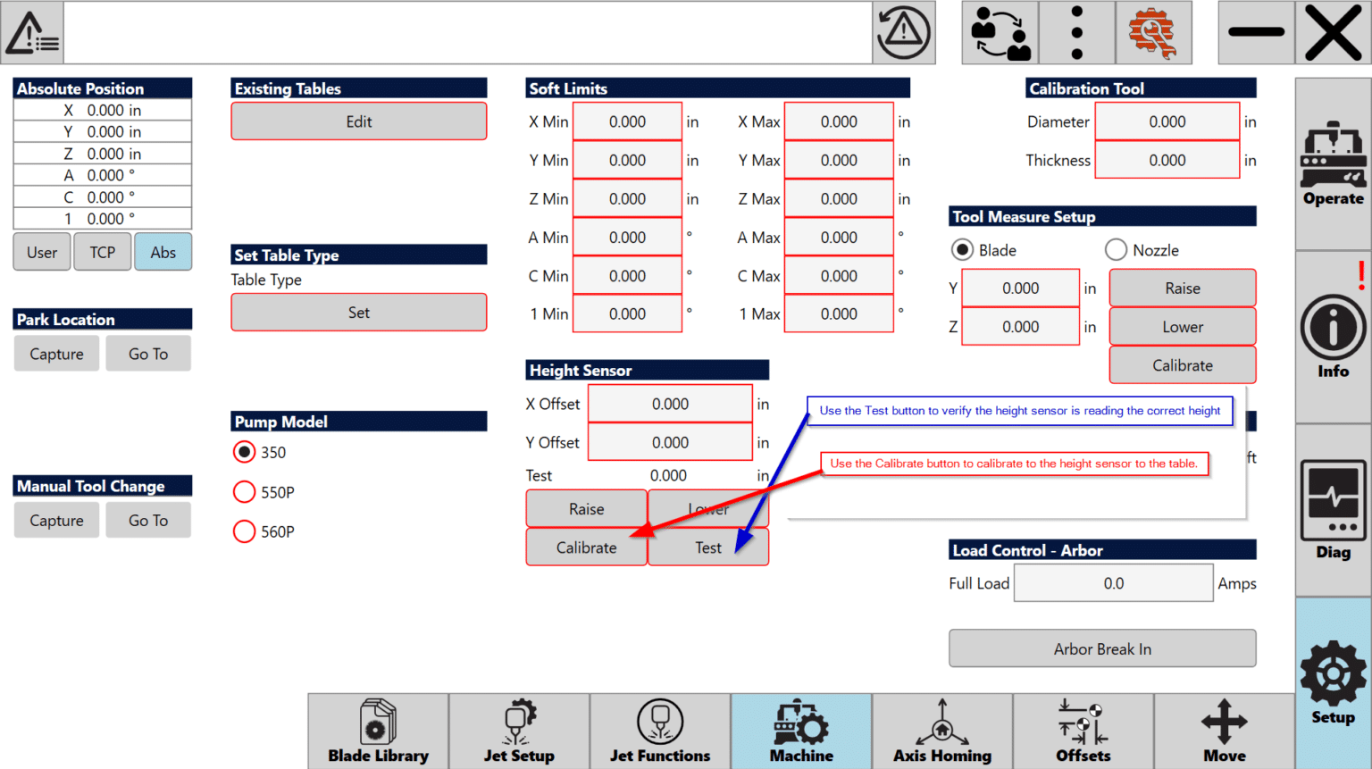 How to Calibrate the Height Sensor - Video - Park Industries
