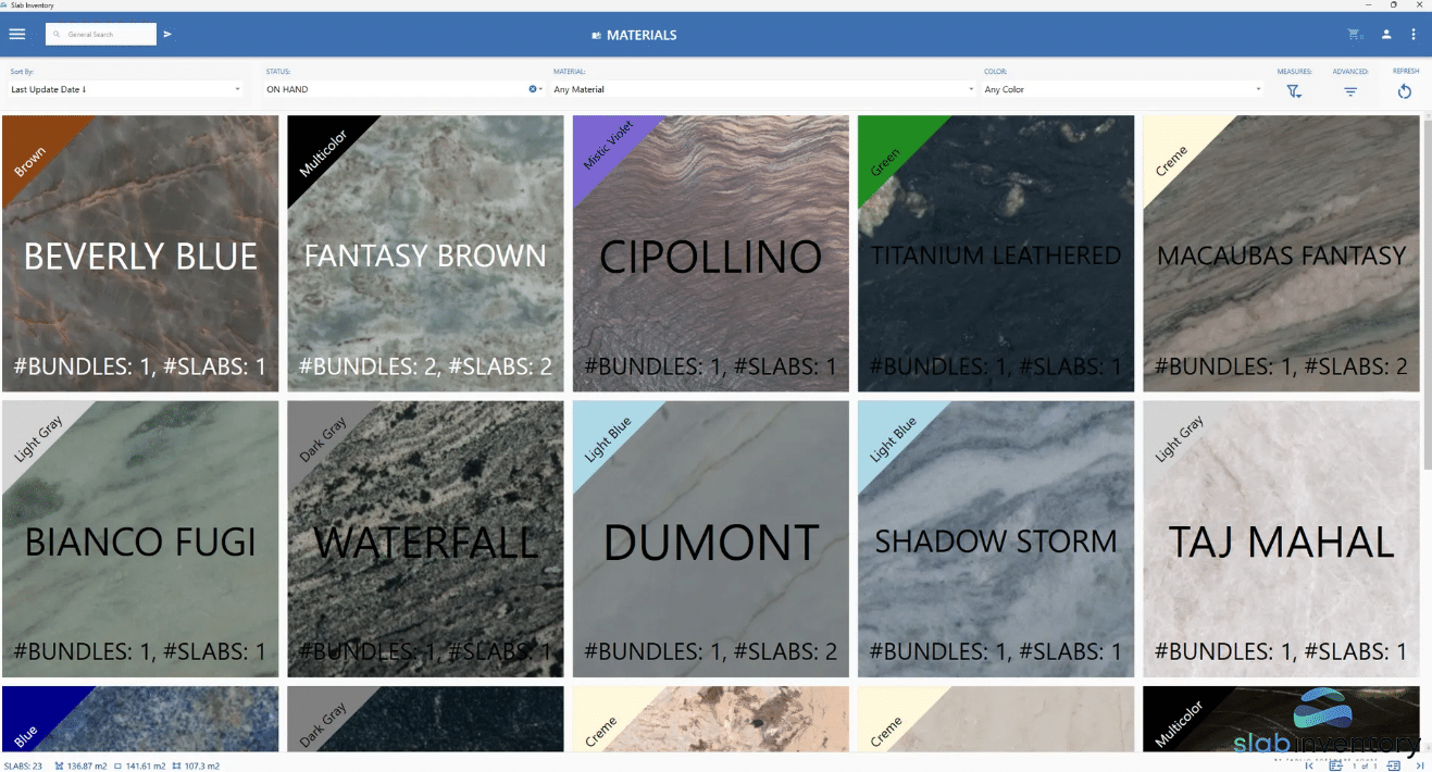 tMatch & Slab Inventory Software for SlabVision™ Scanner - Park Industries