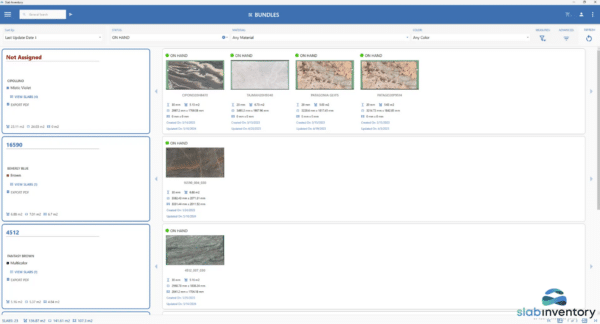 tMatch & Slab Inventory Software for SlabVision™ Scanner - Park Industries