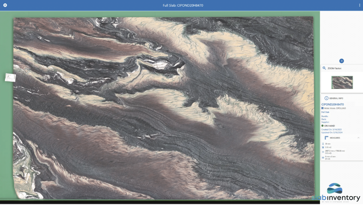 tMatch & Slab Inventory Software for SlabVision™ Scanner - Park Industries