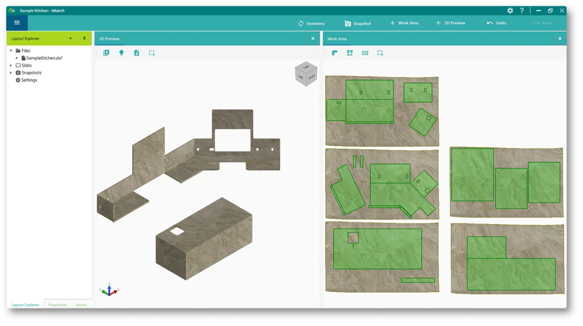 tMatch & Slab Inventory Software for SlabVision™ Scanner - Park Industries